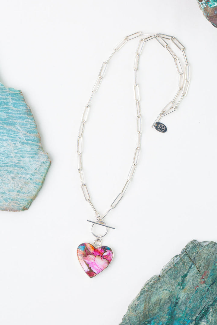 One Of A Kind 18" Pink Dahlia Simple Necklace – Anne Vaughan Designs